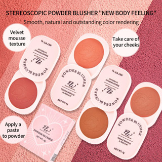 DW Soft Powder Face Blusher Palette Highly Pigmented Waterproof Makeup ...