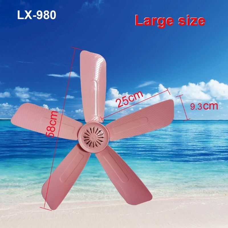 Ceiling Fan LARGE Size Pastel Color 5 Blades | Shopee Philippines
