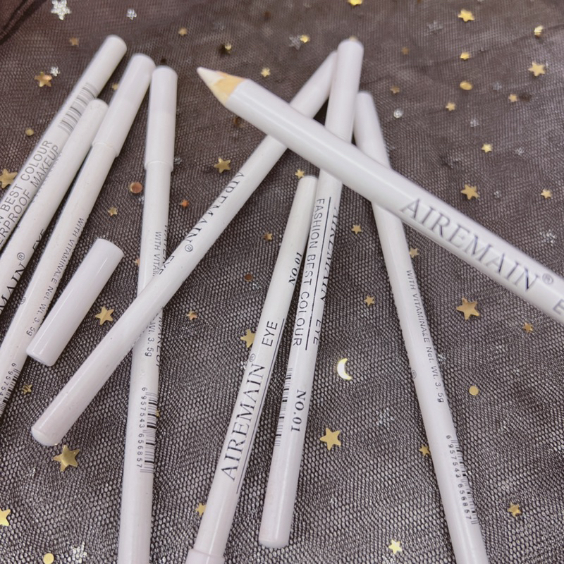 1 Pcs Lasting Soft Gel White Eyeliner Pencil Highly Pigmented ...