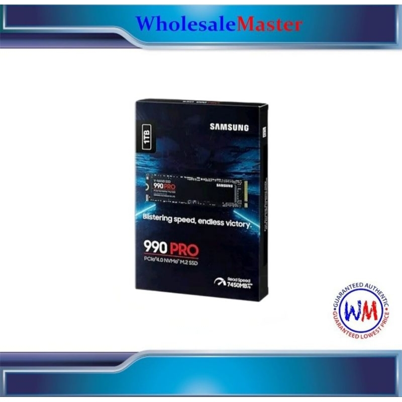 Samsung 990 PRO M.2 1TB PCIe Gen 4.0 x4, NVMe 2.0 V7 V-NAND 3bit MLC SSD MZ-V9P1T0BW | Shopee ...