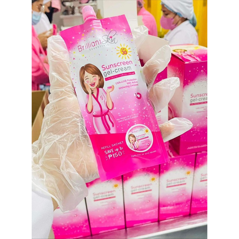 Brilliant Sunscreen Gel Cream SPF30 (50g) | Shopee Philippines