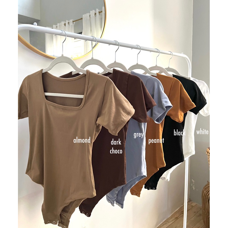 CRIZA CLOTHES SQUARED NECK BODYSUIT | Shopee Philippines