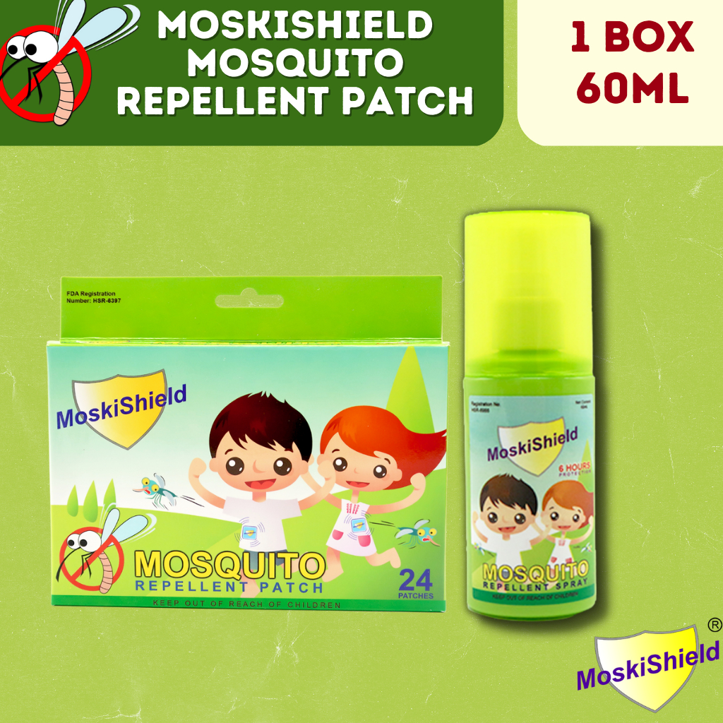 [SAVE Php20] MoskiShield Mosquito Repellent Stick on Patch Anti Dengue ...