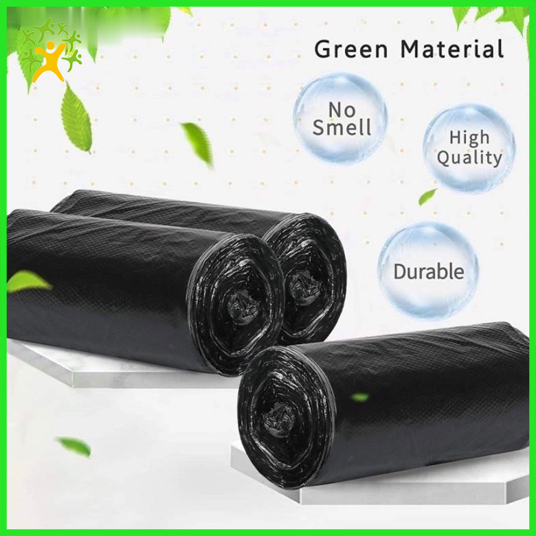 High-quality Garbage Bag Black Garbage Bag Bin Plastic Bag | Shopee ...