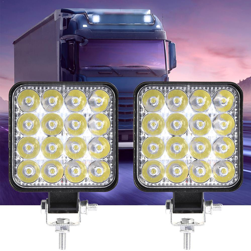 48W LED bars work light 12v 24V led beam Lamp headlight spotlights ...
