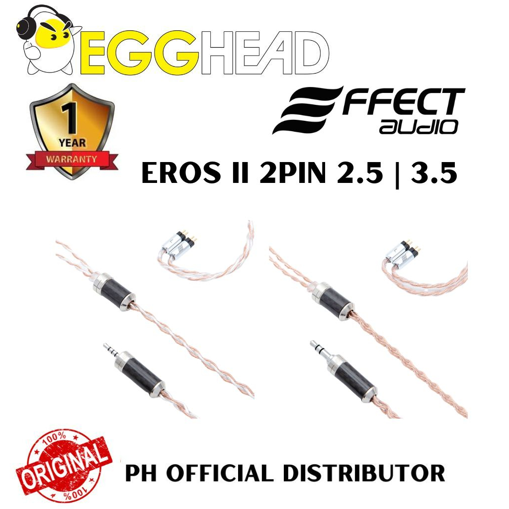 Effect Audio EROS II 2PIN 2.5mm | 2 PIN 3.5mm | Shopee Philippines