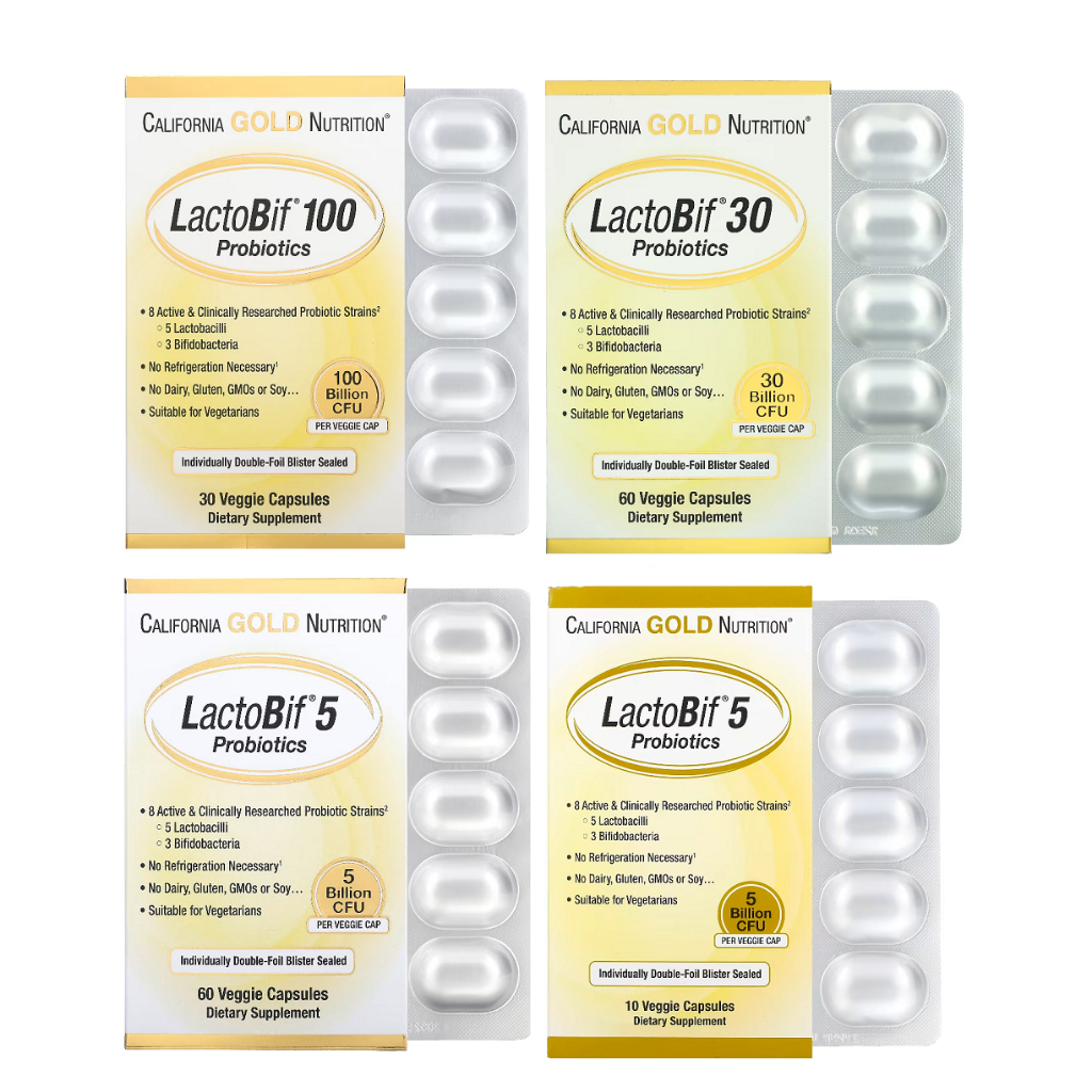 LactoBif Probiotics, 5 Billion 30 Billion 65 Billion or 100 Billion CFU ...
