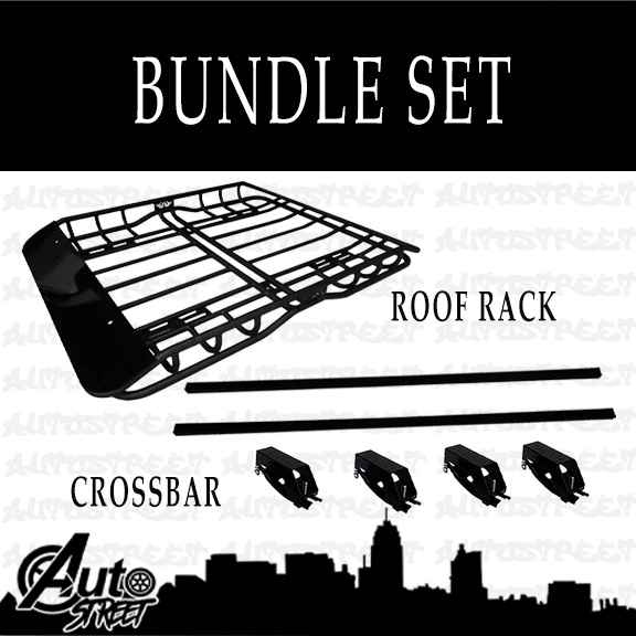 Steel Luggage Carrier Roof Rack Low Profile Basket type 48x35 inches ...