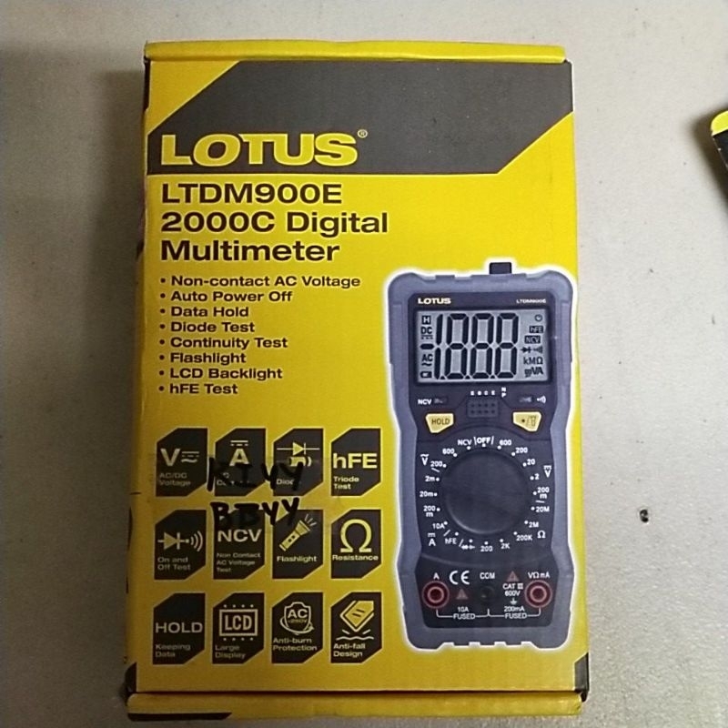 Lotus 2000C Digital Multimeter / Multitester | Shopee Philippines