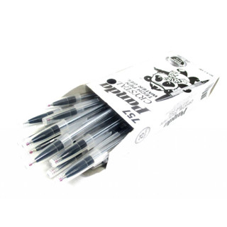 ( 25pcs/box ) 757 Panda Ballpen Panda Crystal Tech Pen Water Gel ...