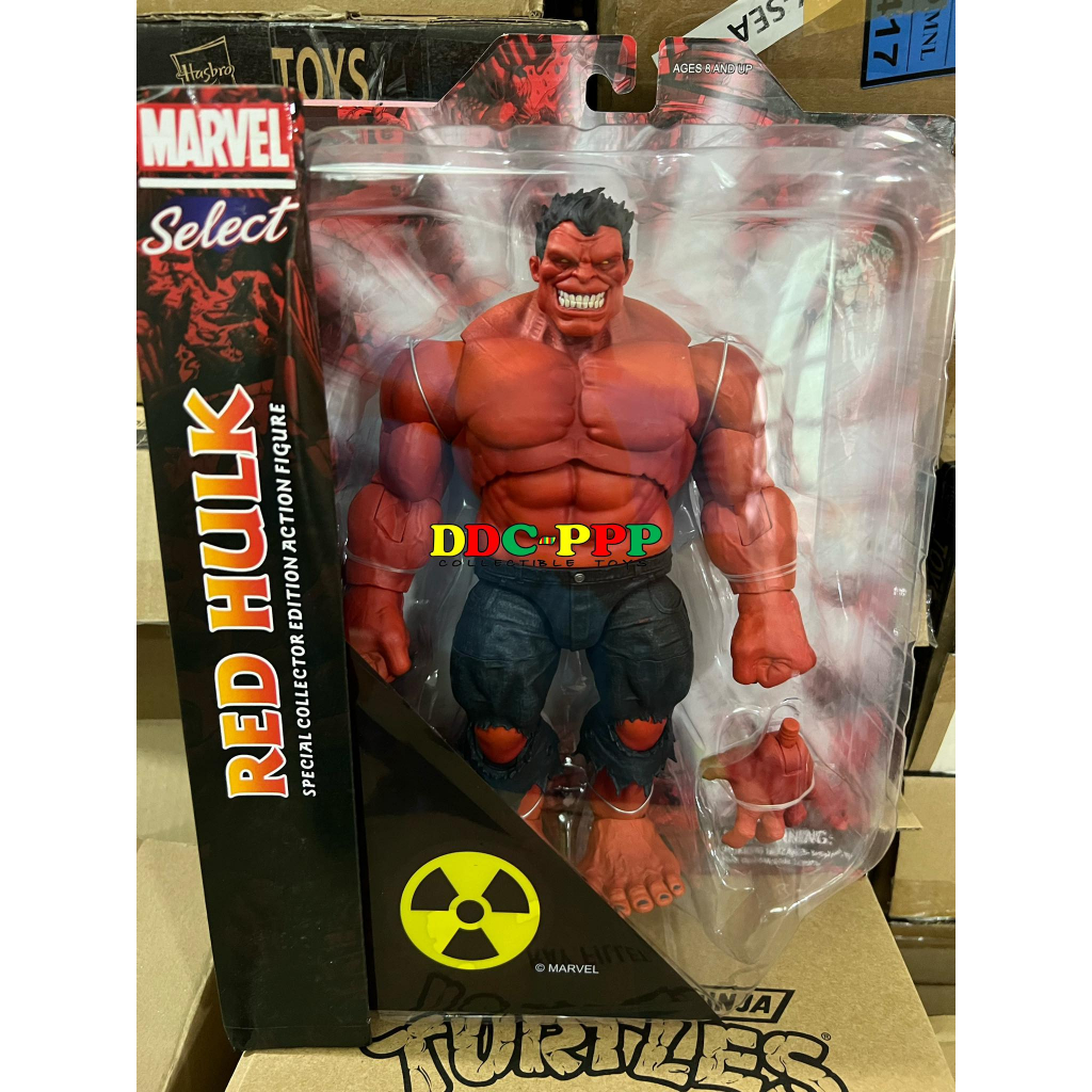 MARVEL SELECT RED HULK ACTION FIGURE by DIAMOND SELECT TOYS (SEALED ...
