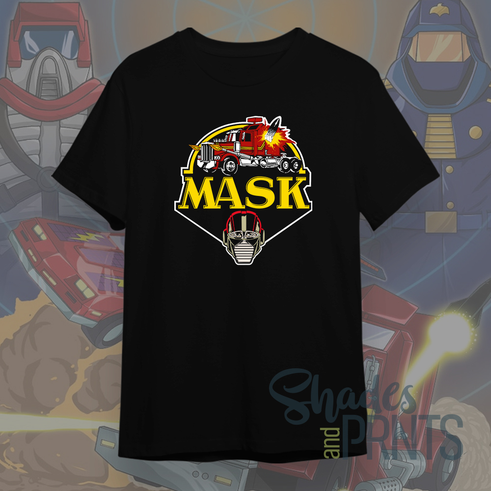 The Mask - M.A.S.K. logo Animated Retro 80s Cartoons Series Customized ...