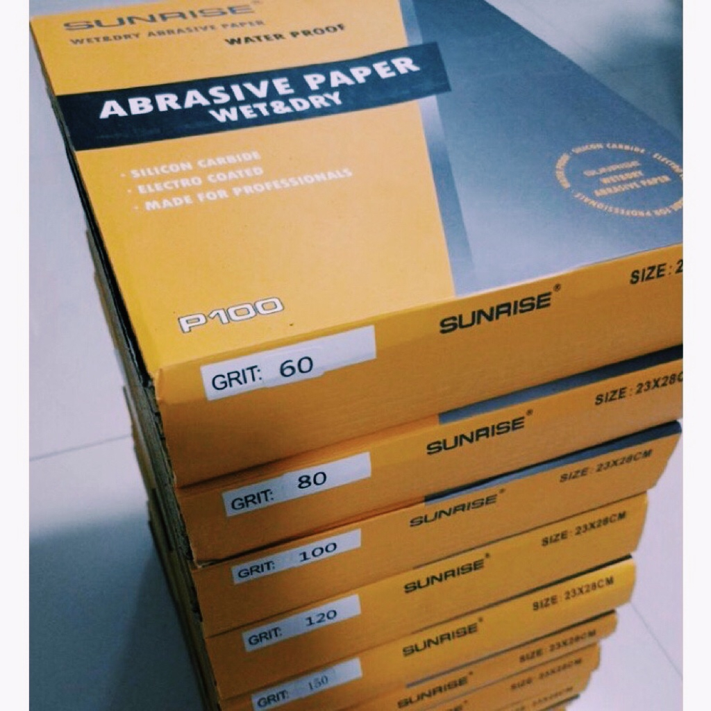 SUNRISE Sandpaper (LIHA) Waterproof 100pcs. | Shopee Philippines