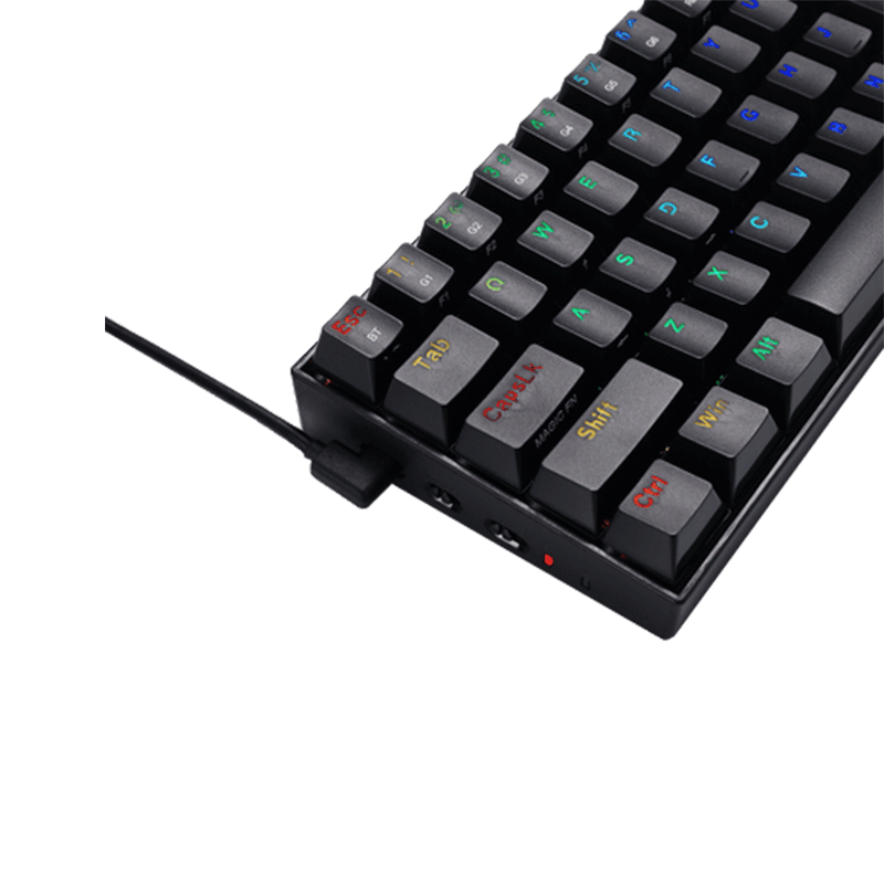 Redragon Draconic Pro Tri Mode RGB 61 Keys Mechanical GamingKeyboard ...