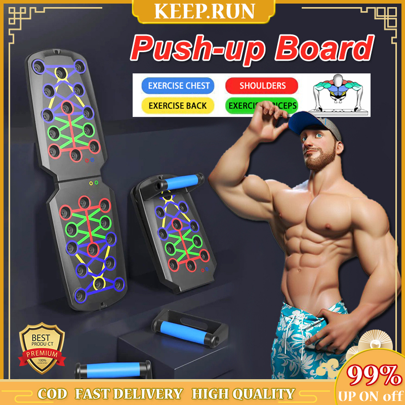 Push Up Push-up Bracket Board 26 hole Portable for Home Exercise gym ...