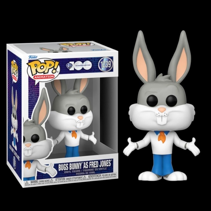 Funko Pop! Animation : Warner Bros 100th - Bugs Bunny as Fred Jones ...