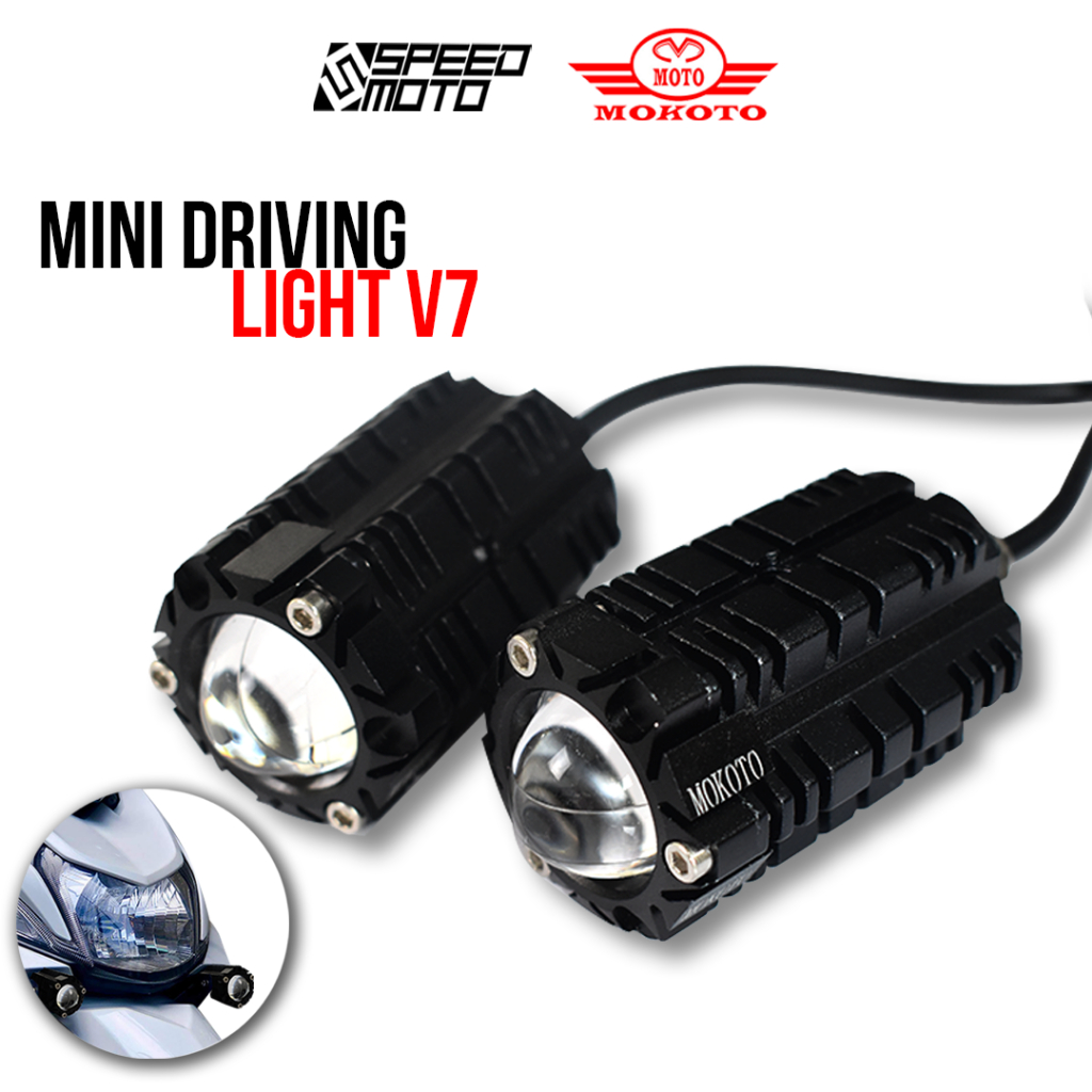 MOKOTO MINI DRIVING LED LIGHT V7 QUAD COLOR WITH 30W KOREAN LED CHIPS ...