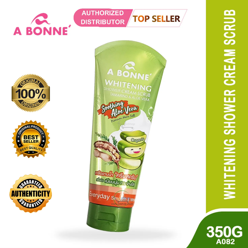 Abonne Whitening Shower Cream Scrub 350G - Tamarind & Aloe Vera ( A082 ...