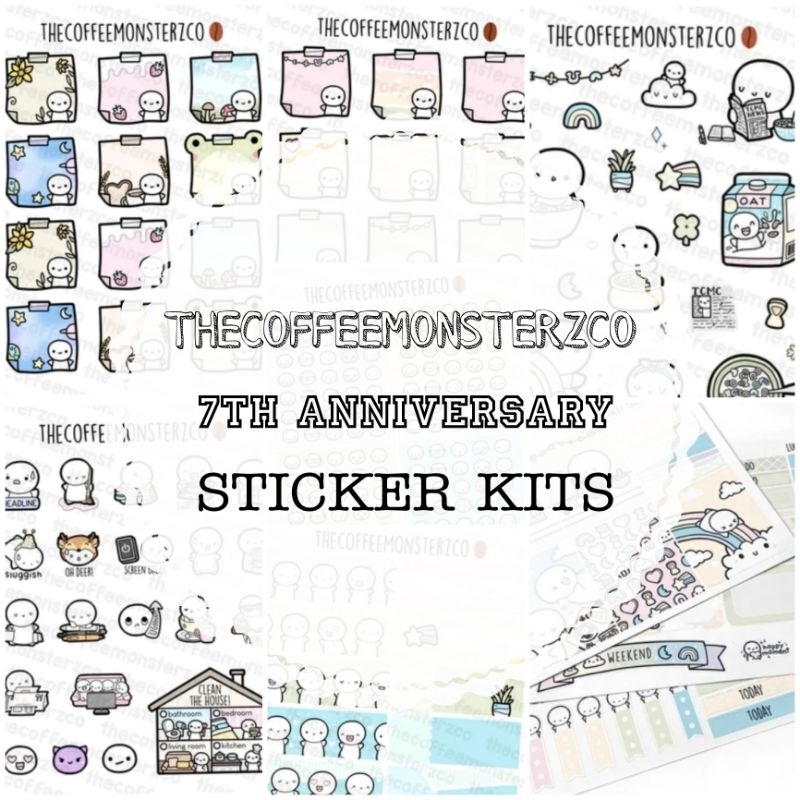 The Coffee Monsterz Co TCMC 7th Anniversary Stickers | Shopee Philippines