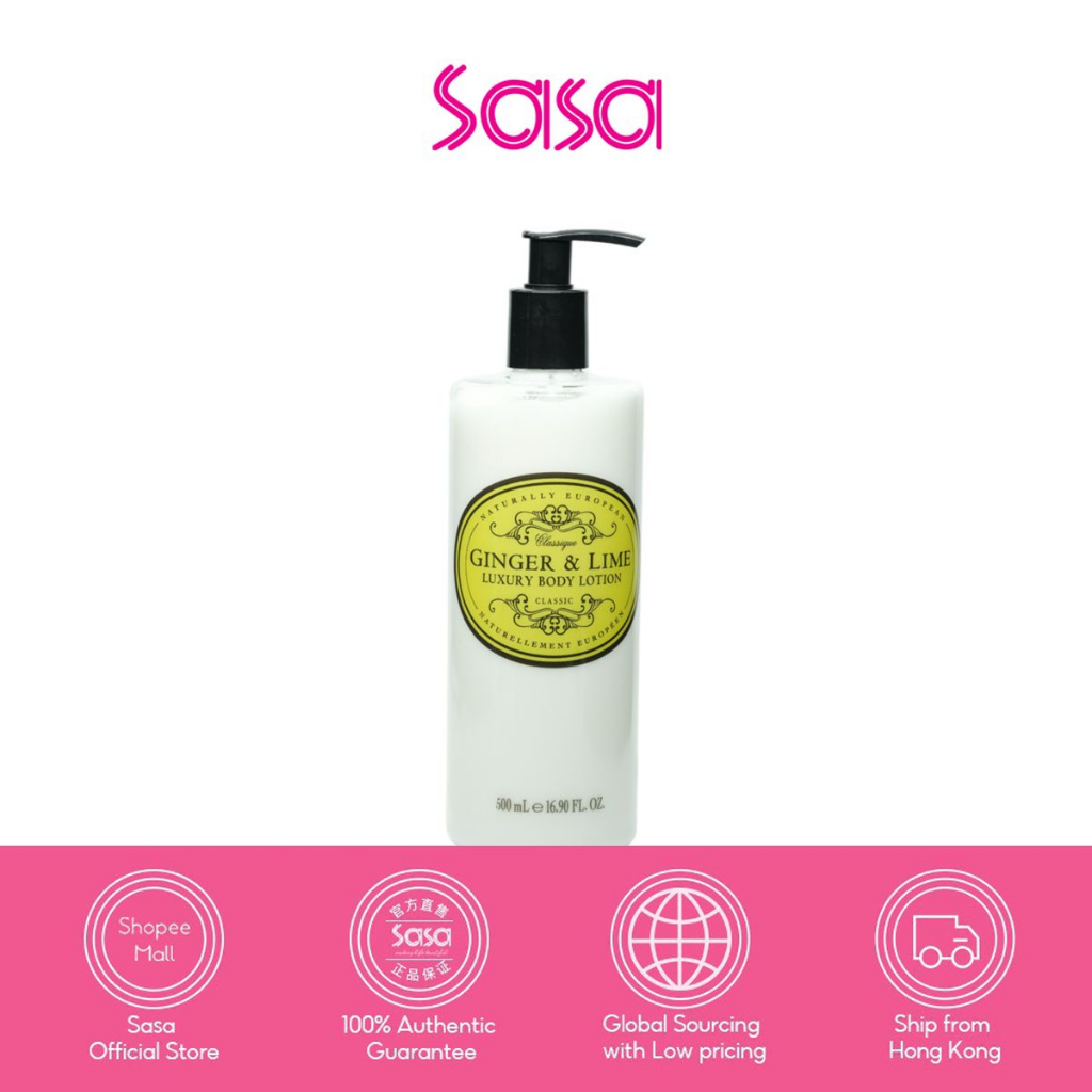 Naturally European Ginger & Lime Luxury Body Lotion 500ml | Shopee ...