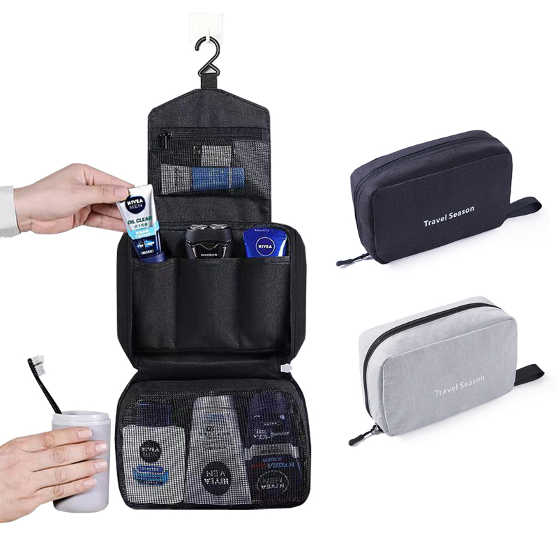 COD >Men's Travel Organizer Hanging Toiletry Bag Bathroom Organizers ...
