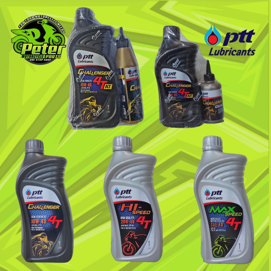 PTT LUBRICANTS 4T ENGINE OIL FOR SCOOTERS AND MOTORCYCLES | Shopee ...
