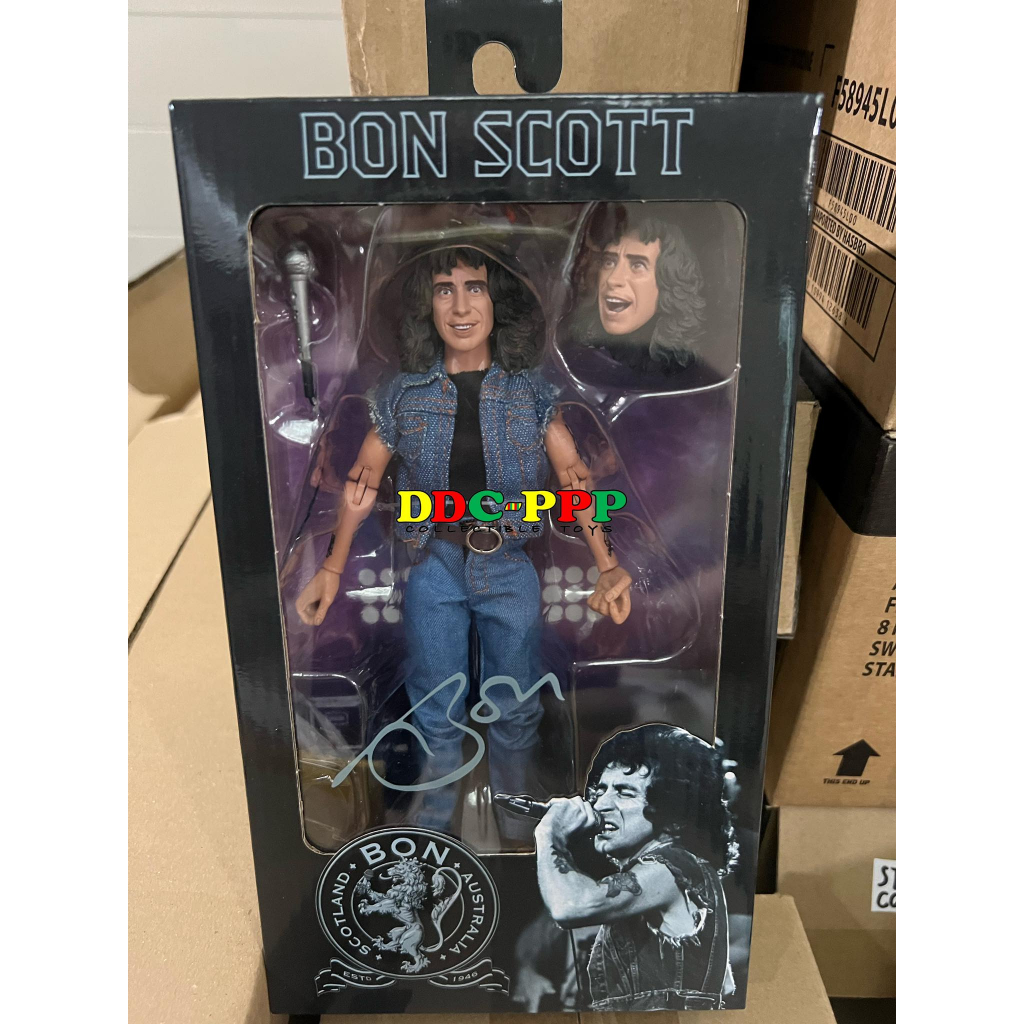 BON SCOTT - NECA 8-INCH CLOTHED ACTION FIGURE (SEALED) | Shopee Philippines