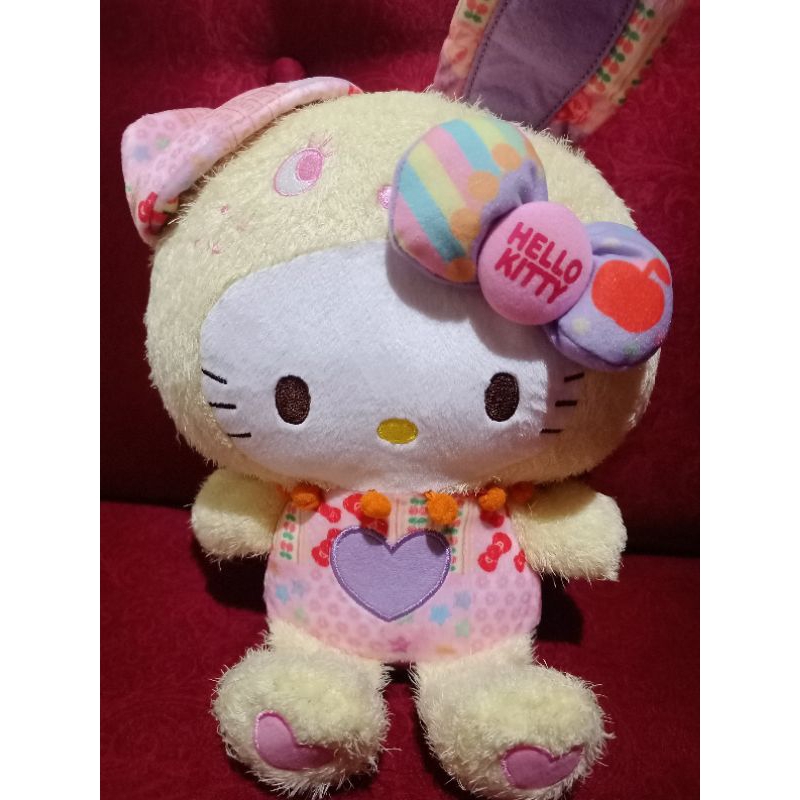 Hello Kitty Colorful Yellow Bunny Stuffed Toy | Shopee Philippines
