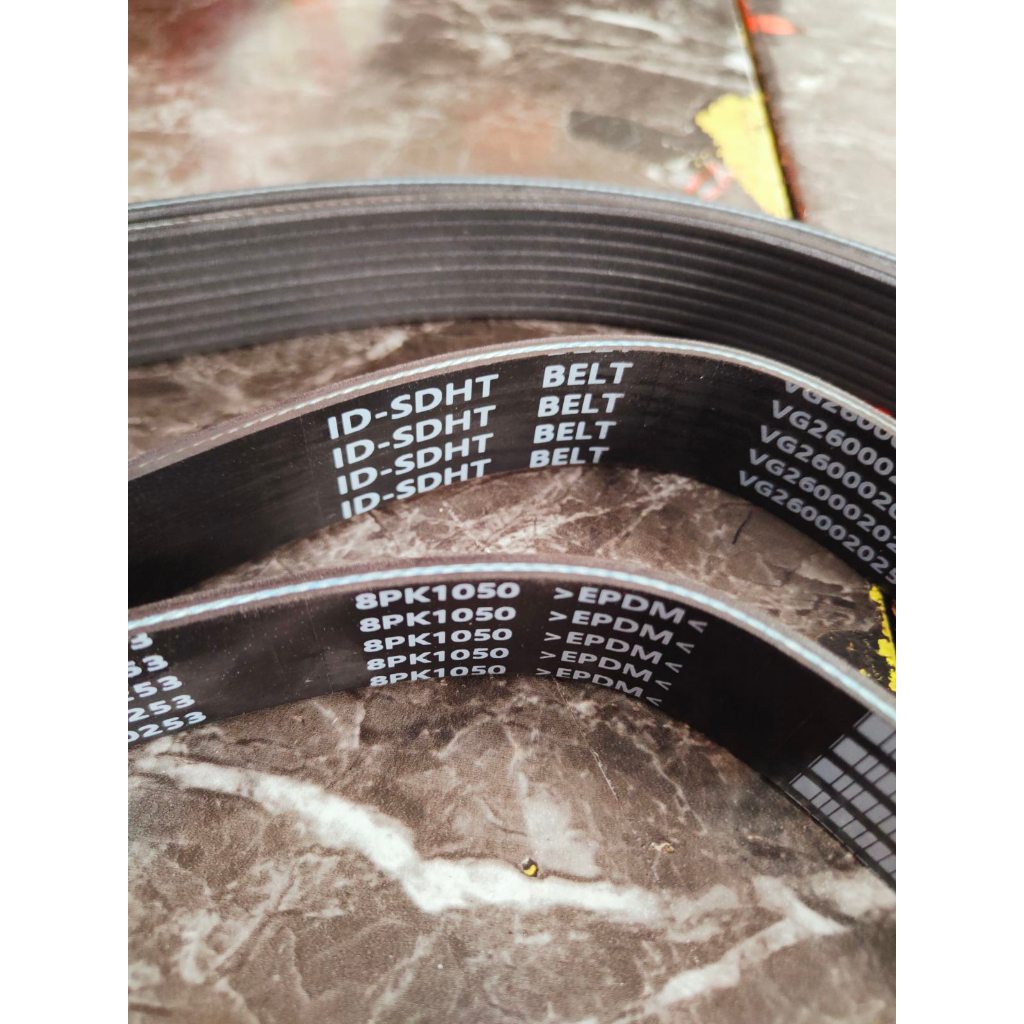VG1069020010 VG2600020253 1PC 8PK1050 MAIN FAN BELT FOR ENGINE WD615.47 ...