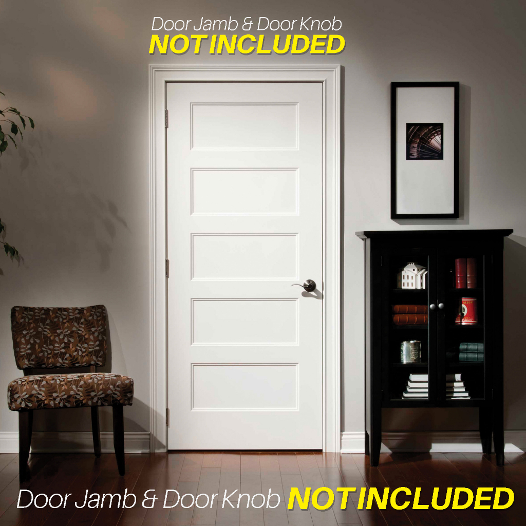 3TREES White Series Sustainable Engineered Wooden Door (NO DOOR JAMB ...