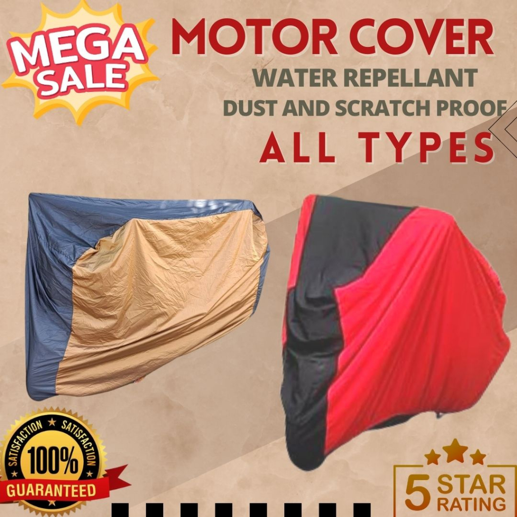 MOTORCYCLE COVER ALL TYPES NMAX ADV CLICK V1 V2 V3 MIO AEROX BAJAJ TMX ...