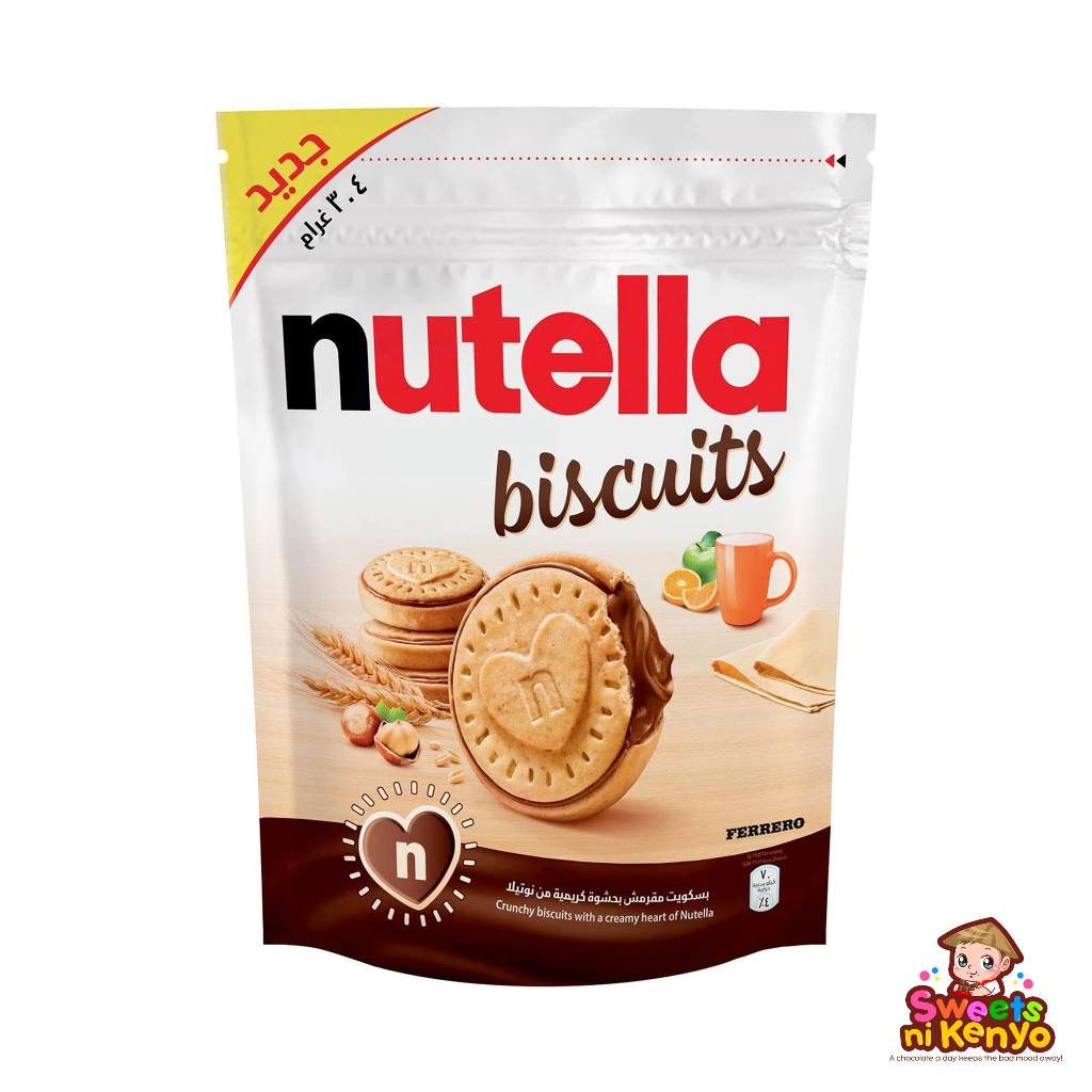 Nutella Biscuits Crunchy Chocolate Hazelnut Spread Filled Biscuit 304g ...