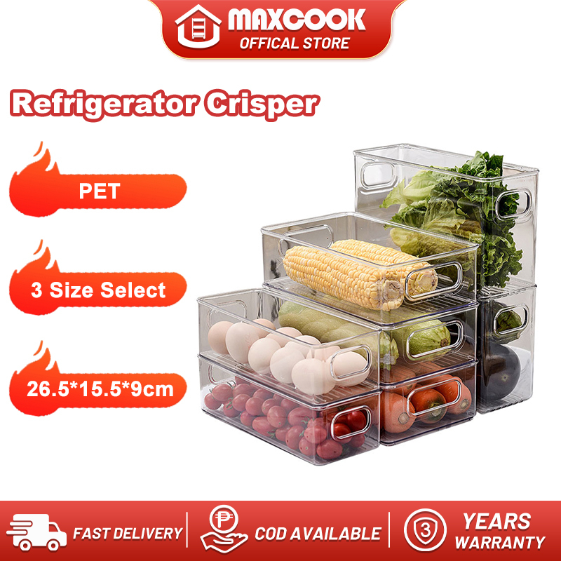 MAXCOOK Multifunctional Transparent Refrigerator Storage Box Food ...
