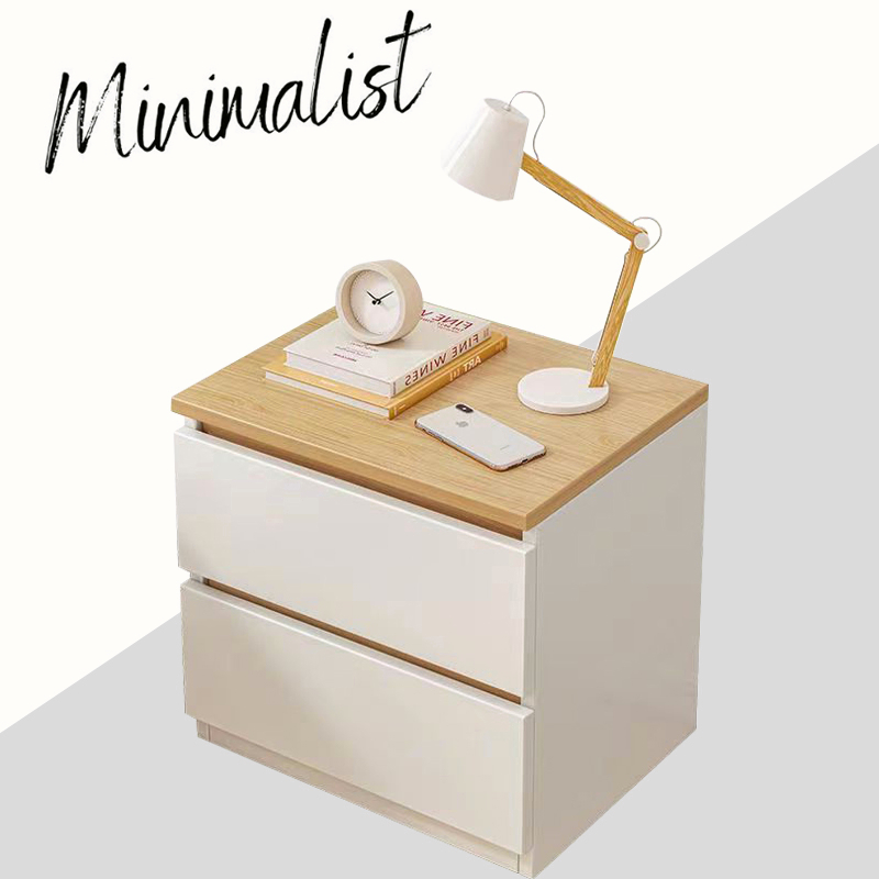 Simple bedside cabinet with drawers bedroom storage cabinet ...