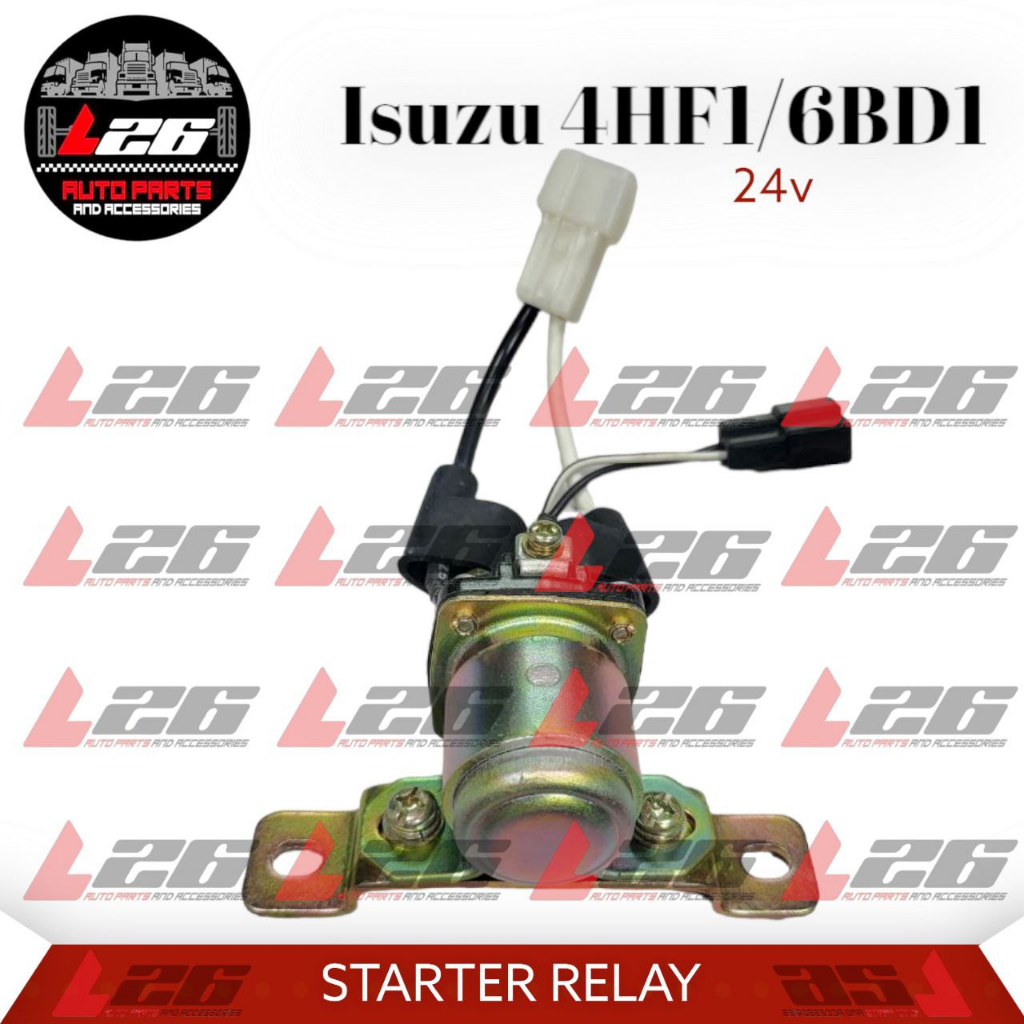 Isuzu 4HF1/6BD1 STARTER RELAY 24V | Shopee Philippines