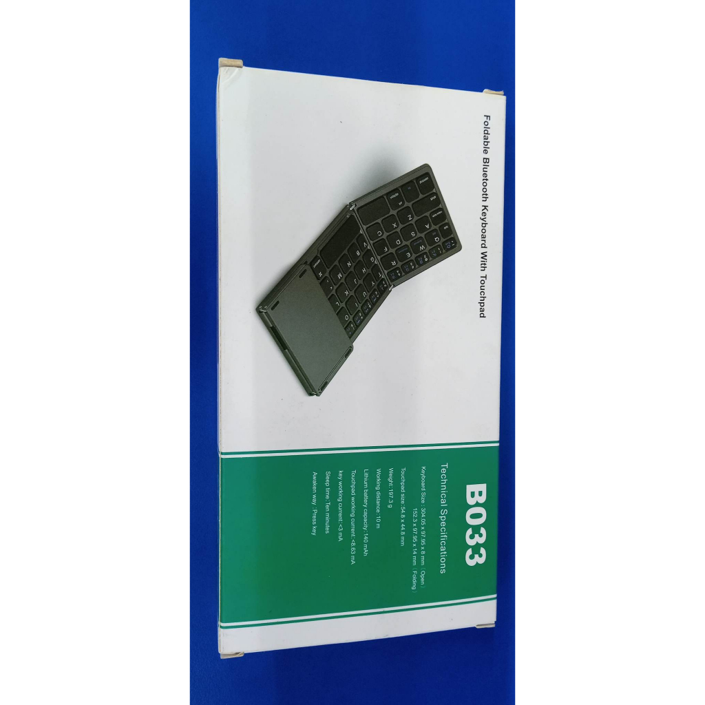 FOLDABLE BLUETOOTH KB W/TOUCHPAD B033 (NEW ITEM) | Shopee Philippines