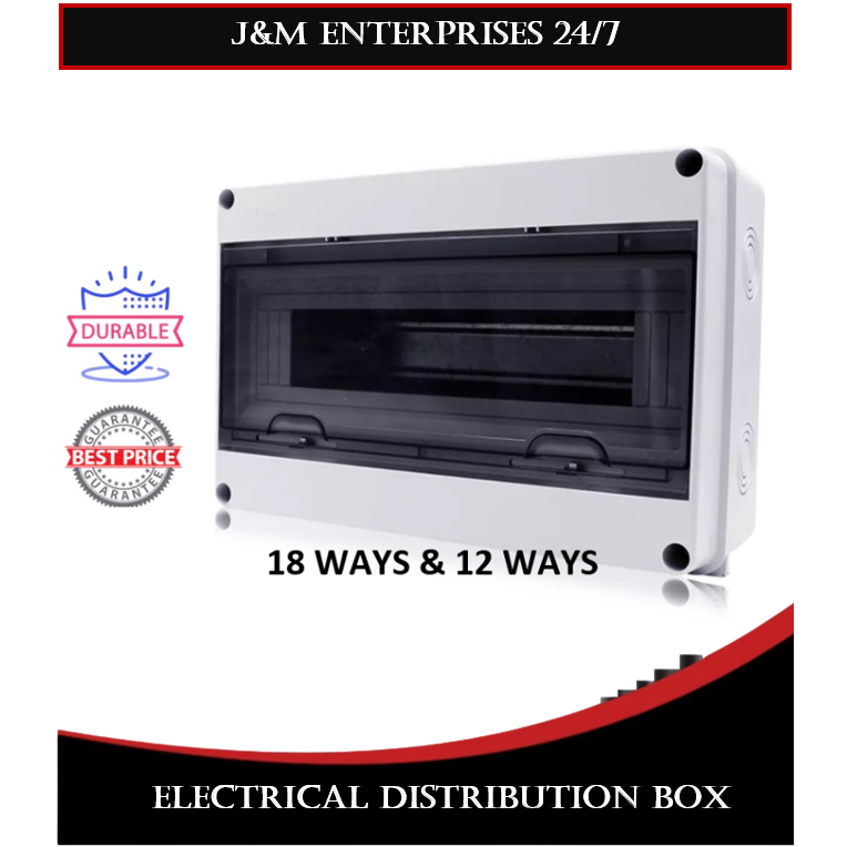 Electrical Panel Board Distribution Box with Grounding Bus 18 ways 12 ...