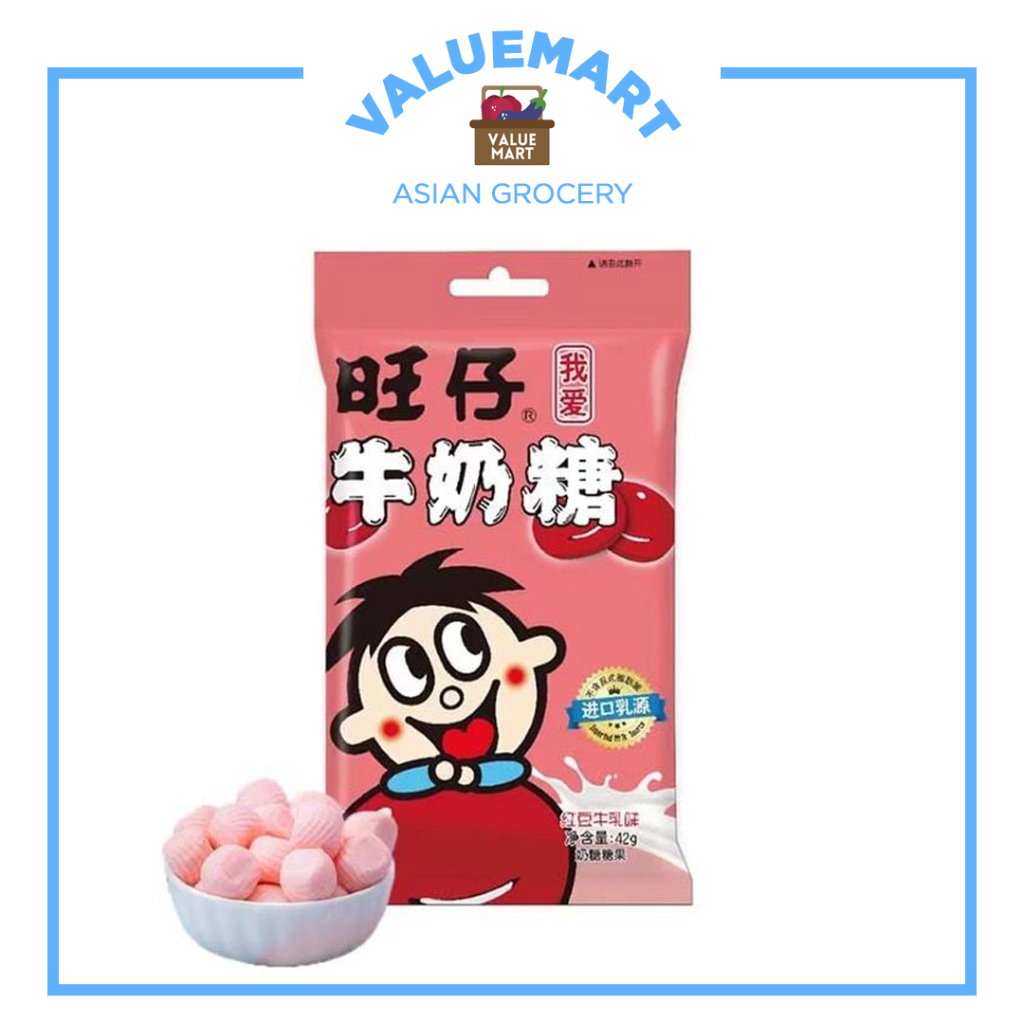 Wang Wang / Want Want Chewy Milk Candy (Original, Strawberry, Red Bean ...