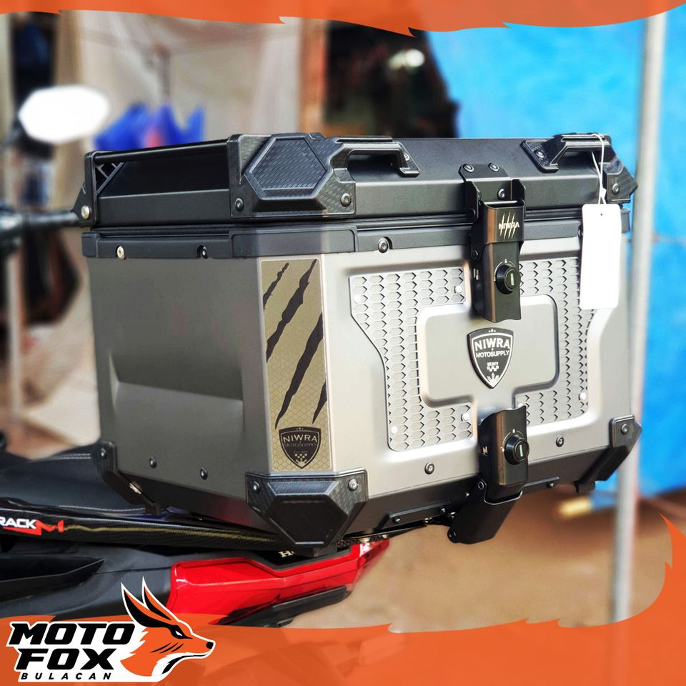 NIWRA BMW / Raptor White, Titanium, Black 45L / 50L Alloy Topbox for Motorcycle | Shopee Philippines