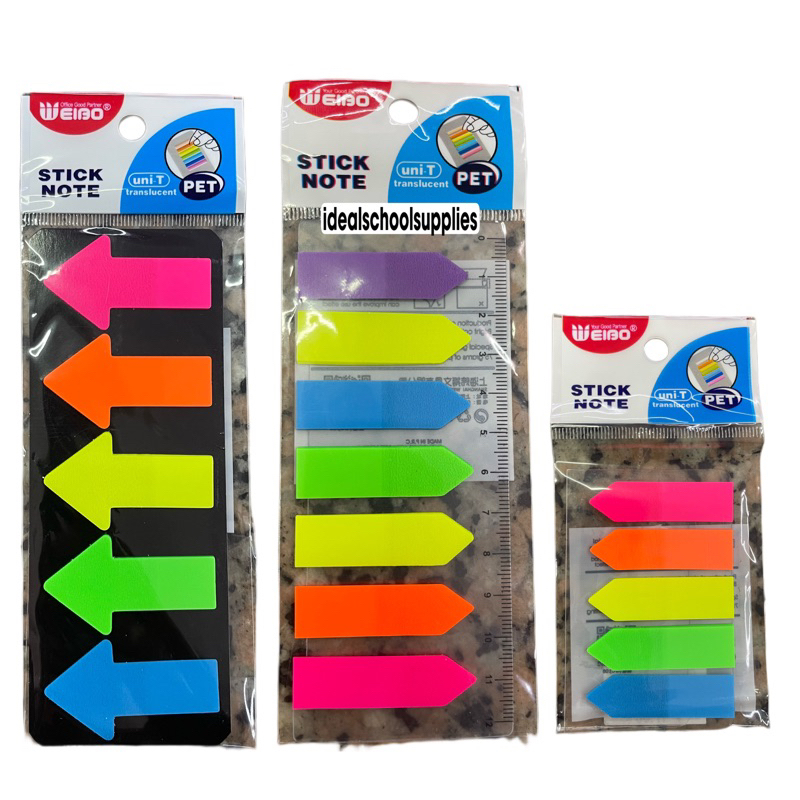 idealschoolsupplies STICK NOTES ARROW DESIGN | Shopee Philippines