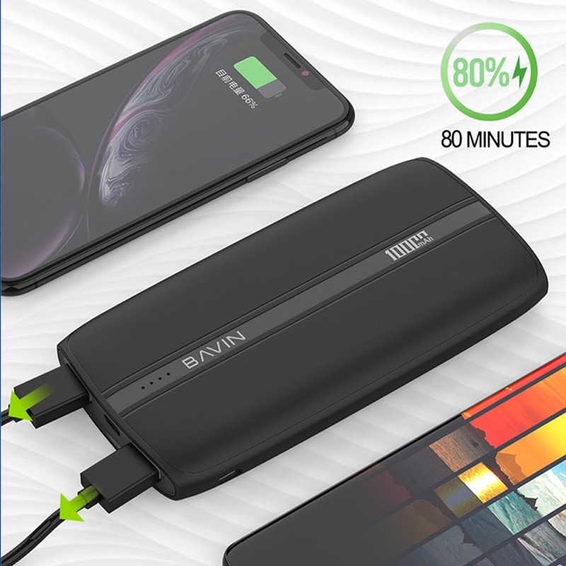 BAVIN 10000mah PC087 Power Bank Dual Input And Output For Micro And Iph ...