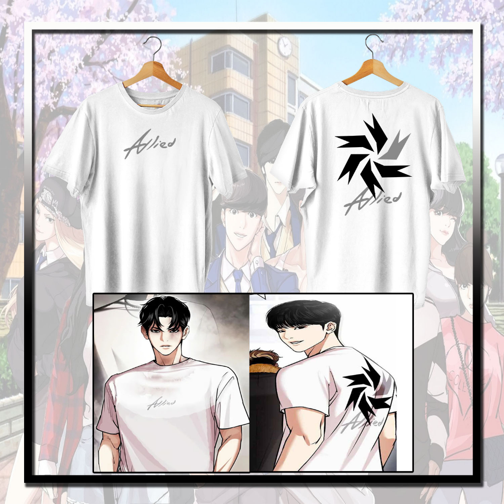 LOOKISM ANIME INSPIRED SHIRT"ALLIED" T SHIRT COTTON ROUND NECK REGULAR ...