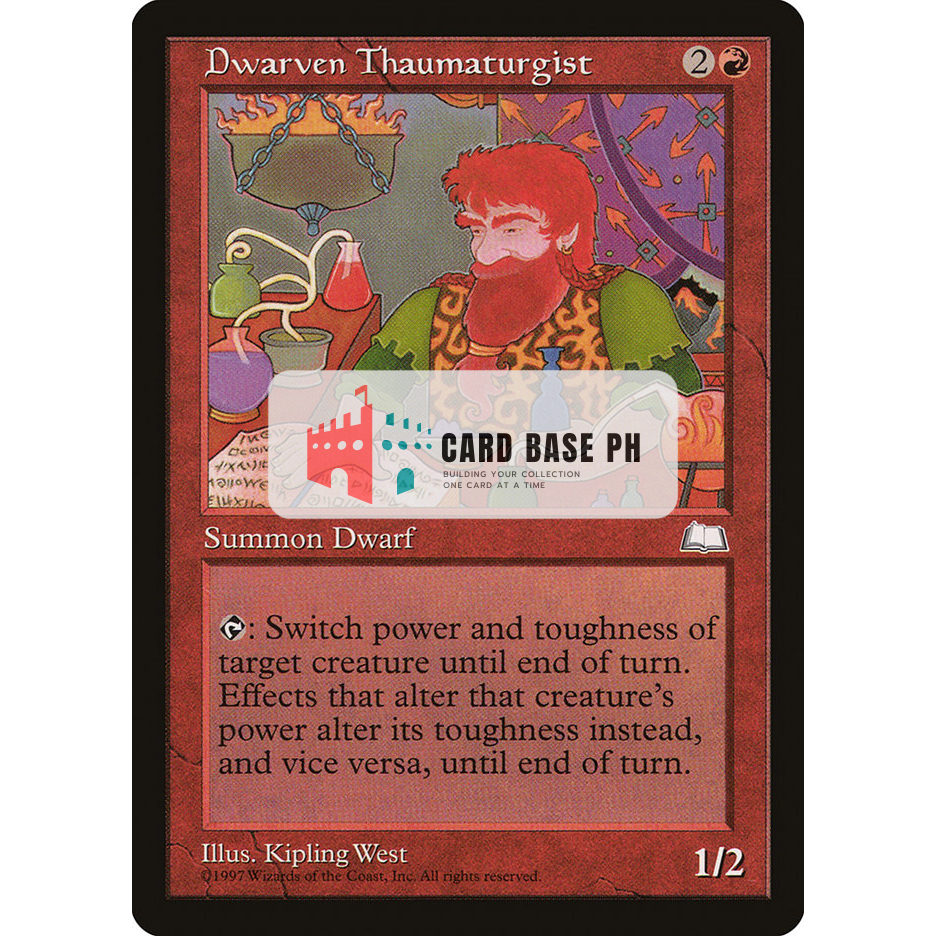 Dwarven Thaumaturgist - Magic the Gathering Trading Card | Shopee ...