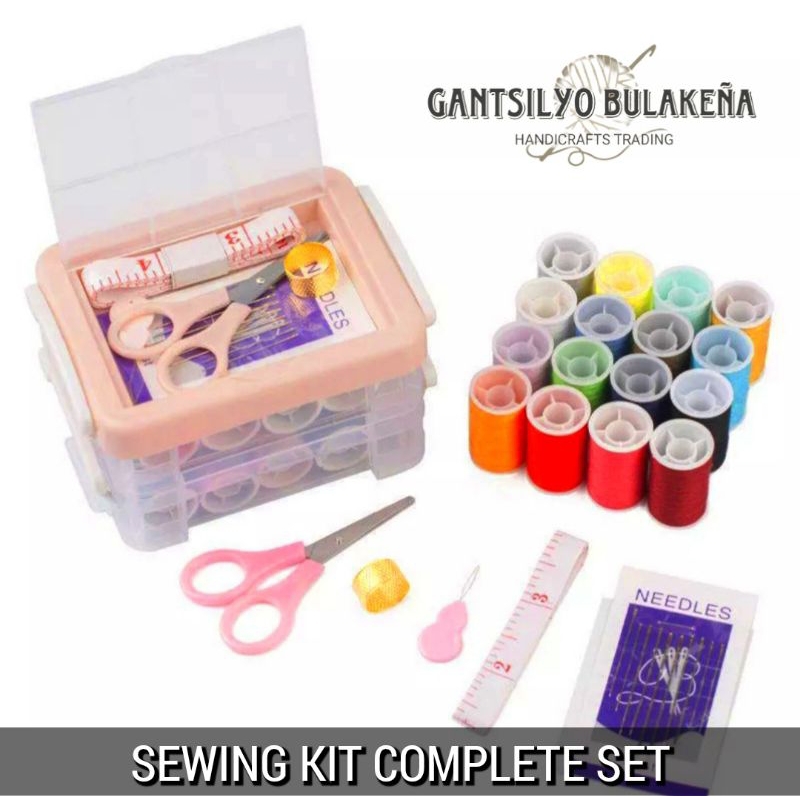Sewing Kit Box Set Small Household Sewing Tools Portable Sewing Kit ...