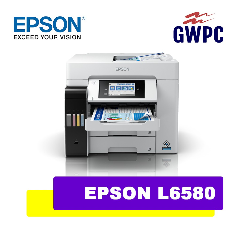 Epson EcoTank L6580 Colour Wi-Fi Duplex All-in-One Ink Tank Printer ...