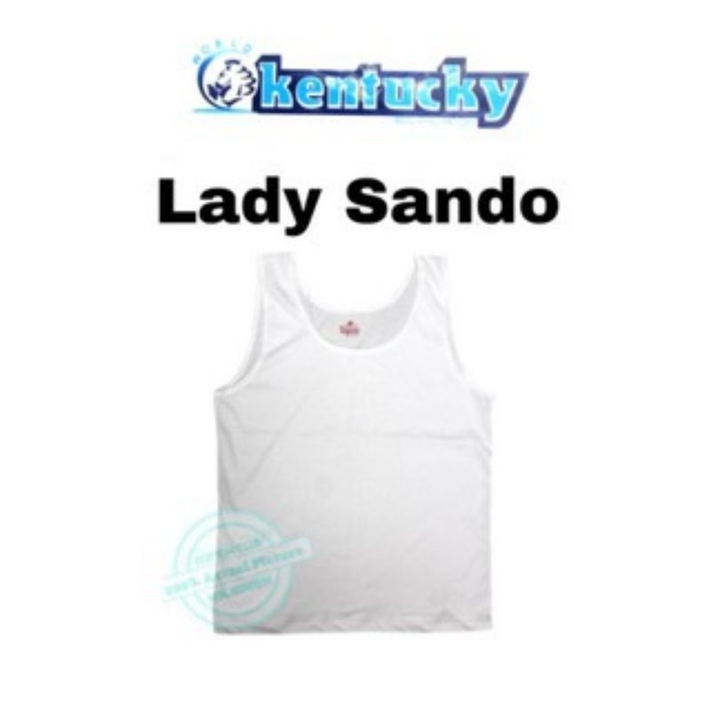 KENTUCKY LADY SANDO COTTON WHITE | Shopee Philippines