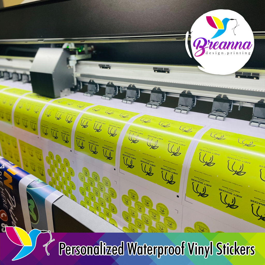 Personalized Waterproof Sticker Label | Shopee Philippines