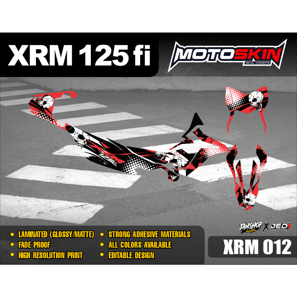 Honda XRM 125 FI Version 1 Full Decals Limited Edition | Shopee Philippines