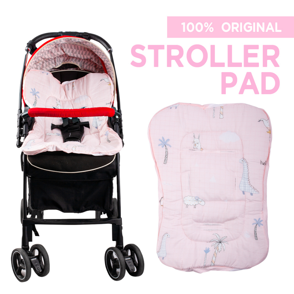 Kozy Blankie Baby Stroller Pad 100% Cotton - Pink Animal Haven | Shopee ...
