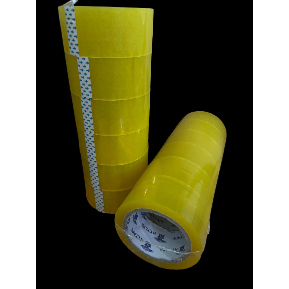 6 ROLLS PACKAGING TAPES 50M/100M/200M/300M BIG ROLLS ADHESIVE TAPES ...